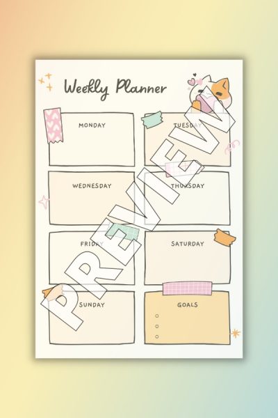 10+ Free Weekly Planner Printables To Organize Your Summer