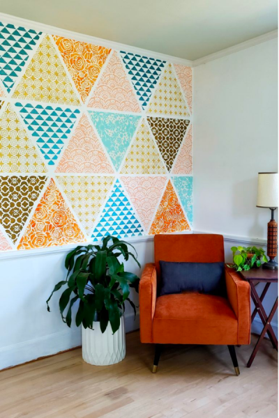18 Easy DIY Hand Painted Wall Ideas - Crazy Laura