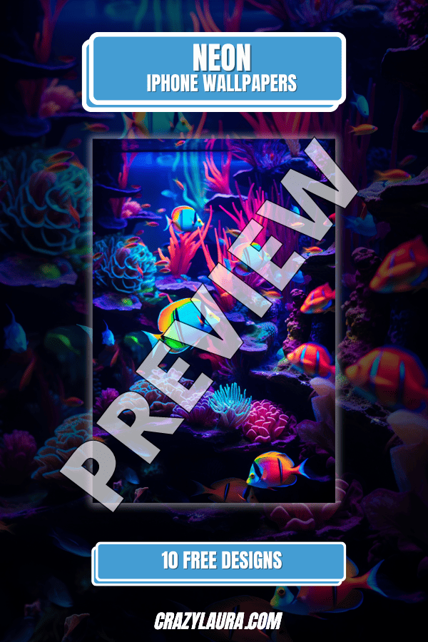 10 Free Neon Iphone Wallpapers To Download - Crazy Laura