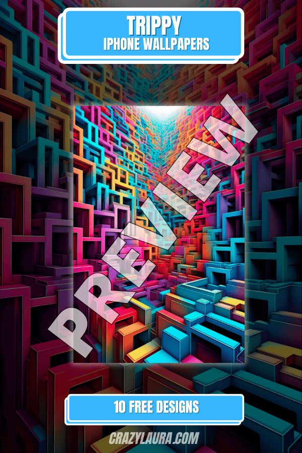 10 Free Trippy iPhone Wallpapers To Use - Crazy Laura