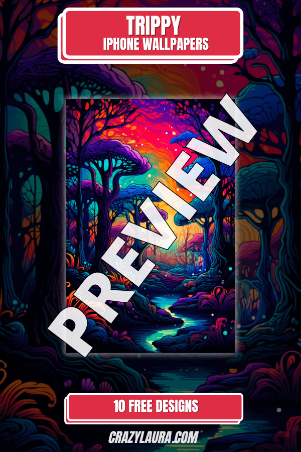 10 Free Trippy iPhone Wallpapers To Use - Crazy Laura