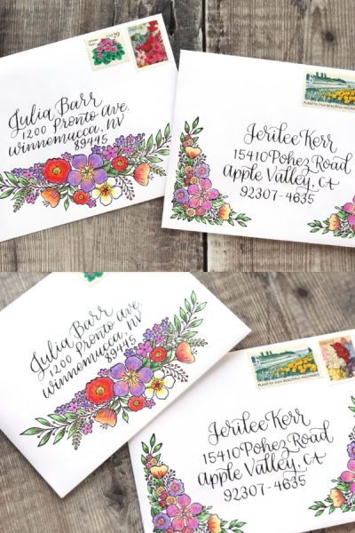 12+ Creative DIY Envelope Art Ideas - Crazy Laura