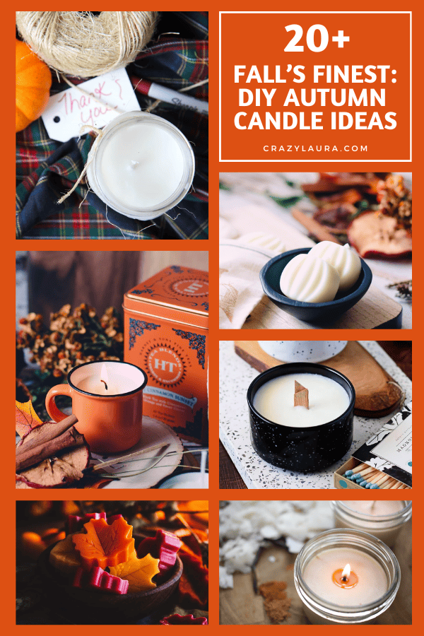 Fall's Finest: 20+ DIY Autumn Candle Ideas - Crazy Laura