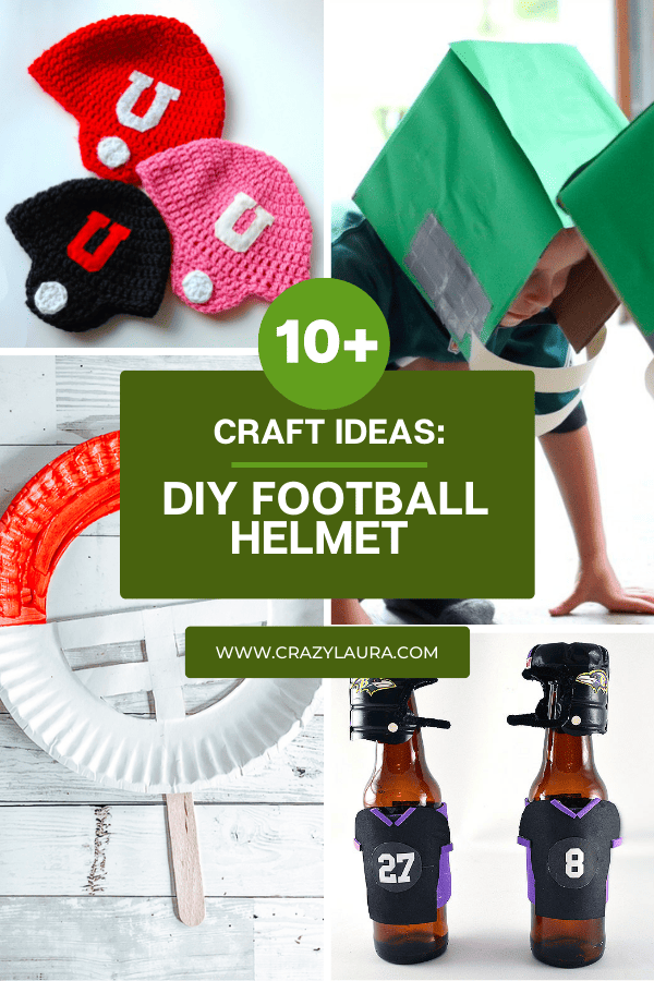 10+ Fun DIY Football Helmet Craft Ideas - Crazy Laura