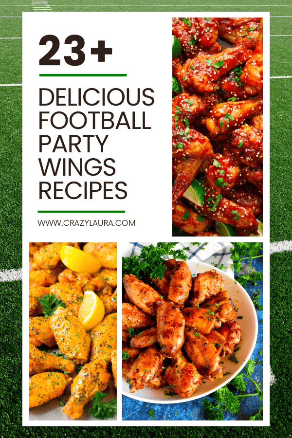 25 Touchdown-Worthy Football Party Wings Recipes - Crazy Laura
