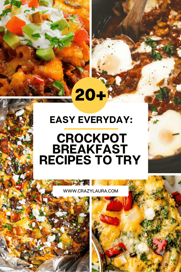 20+ Easy Everyday Breakfast Crockpot Recipes - Crazy Laura