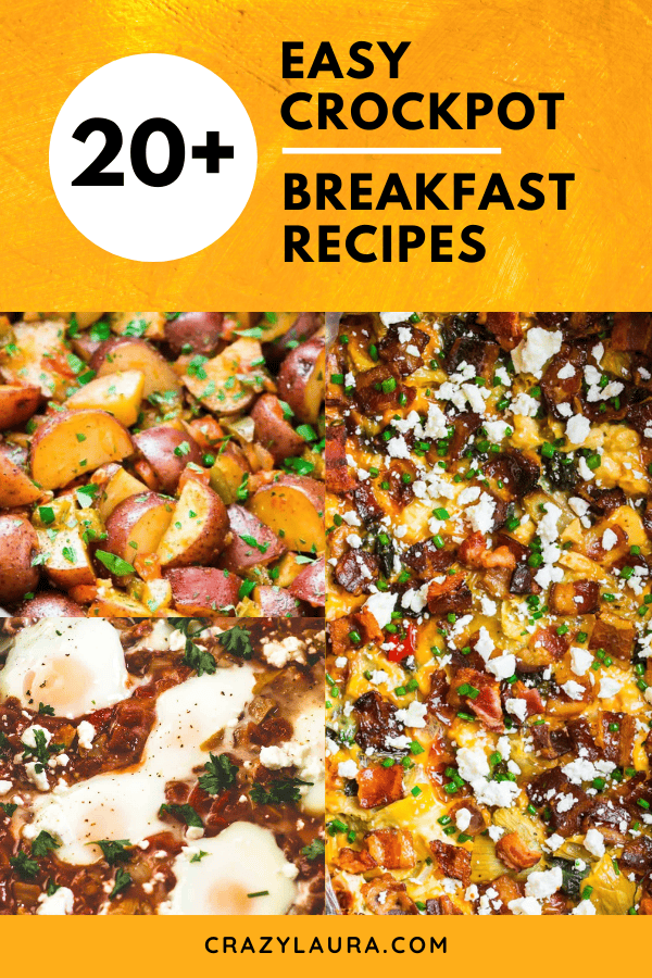 20+ Easy Everyday Breakfast Crockpot Recipes - Crazy Laura