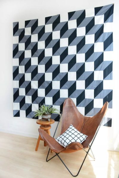 25+ Easy Geometric Wall Art Projects To Jazz Up Your Space - Crazy Laura