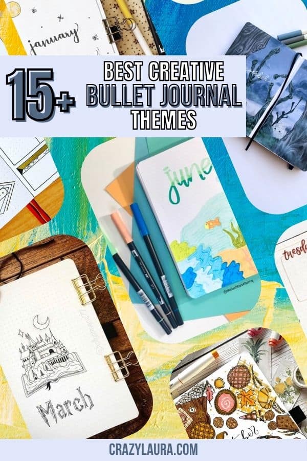 15+ Creative Bullet Journal Themes to For Your Planning Passion
