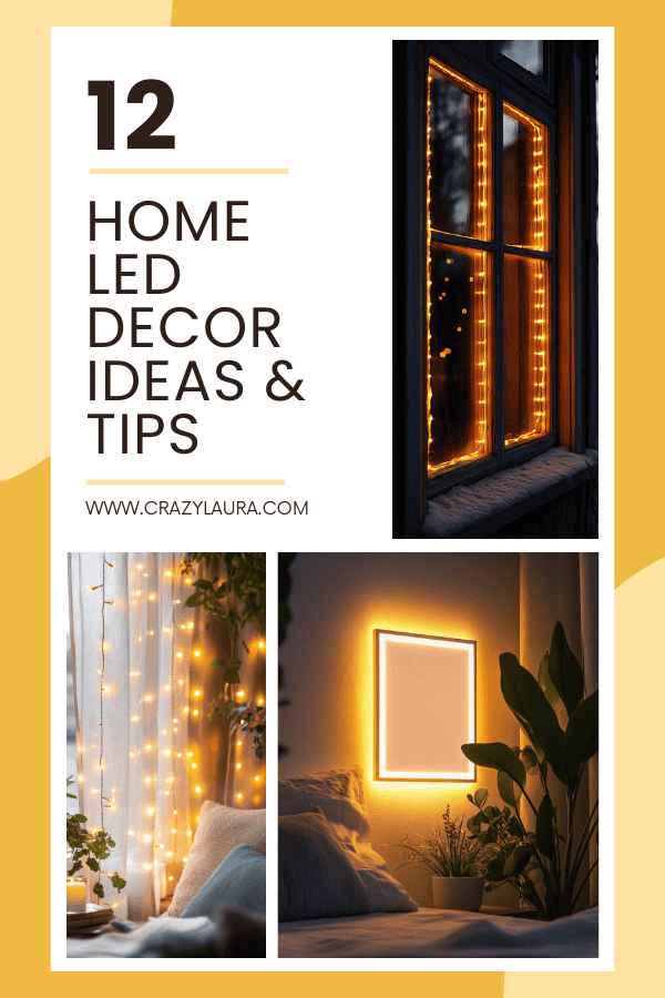 Luminous Living: 12 Home LED Decor Ideas & Tips - Crazy Laura