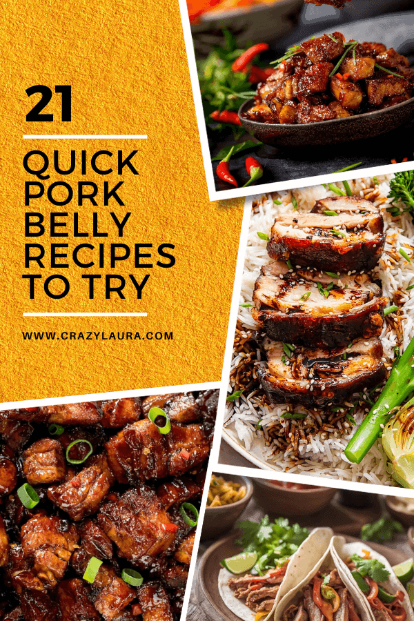 21 Quick Pork Belly Recipes For Flavorful Dinners - Crazy Laura