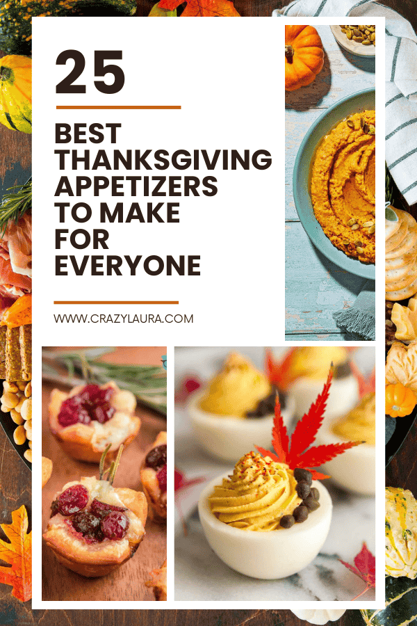 Feast Faves: Best 25 Thanksgiving Appetizers To Make - Crazy Laura