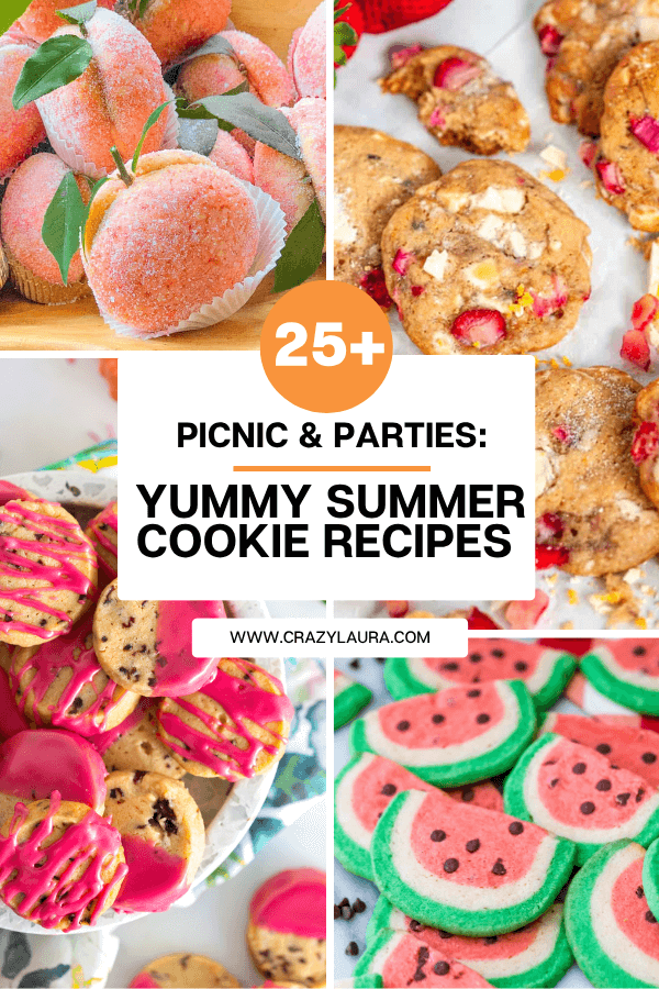 25+ Summer Cookie Recipes for Picnic & Parties - Crazy Laura