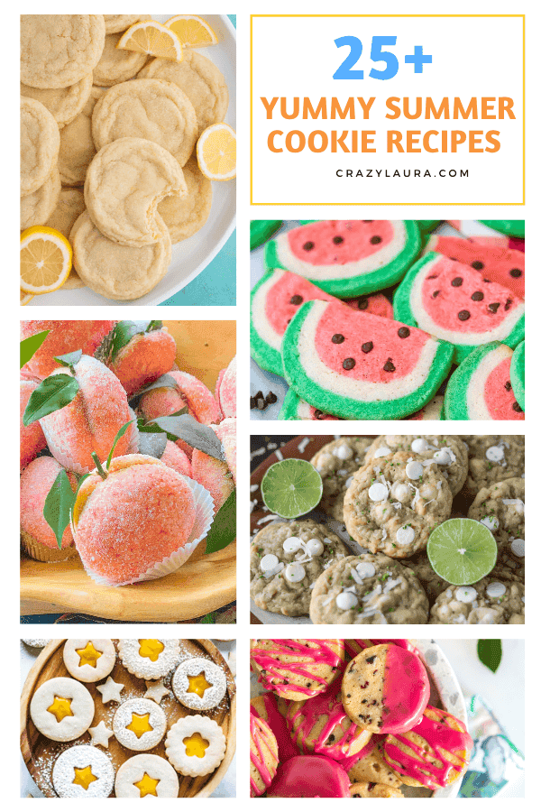 25+ Summer Cookie Recipes for Picnic & Parties - Crazy Laura