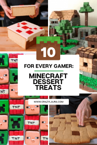 10 Minecraft Dessert Treats Every Gamer Will Love - Crazy Laura